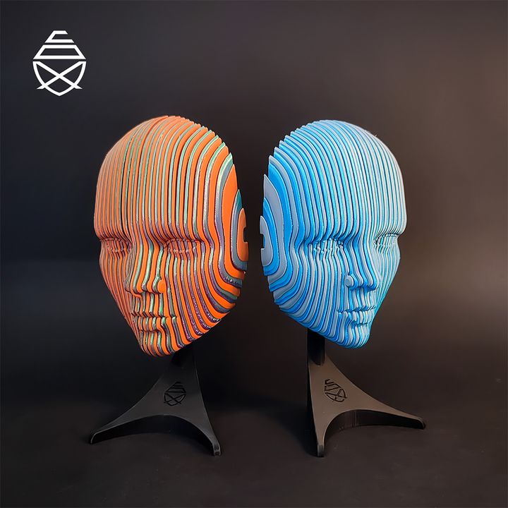 3D Printable Quantum Face by PipeCox